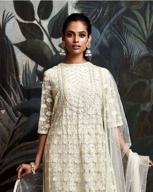 Buy Marissa Mint Green Kurta Kurta Set - Falguni Shane Peacock