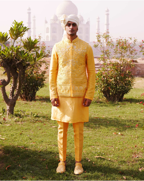 Shop for designer bandi sets for men