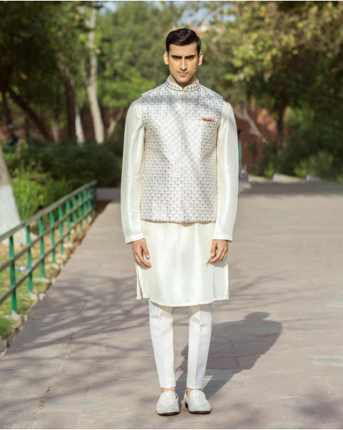 Shop for designer bandi sets for men